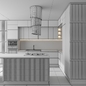 kitcen set 31 - Kitchen - 3D model