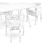 Dining Set: Coedition (Altay Table and Dalya Bridge Chair) - Table ...