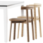Pop Table Rectangle and Twill Chair by DesignByThem - Table + Chair ...