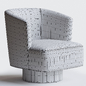 Costello Full Swivel Chair - Arm chair - 3D model