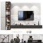 TV Wall | set 732 - TV Wall - 3D model