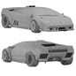 Lamborghini Diablo GTR '99 Wide Body Kit - Ground Transport - 3D model