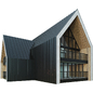 Modern Gable Roof Villa - Building - 3D model