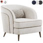 FH 7272 Boston Arm Chairs Pair - Arm chair - 3D model