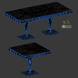 Flint tables - Table - 3D model