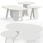 Shimmer tavoli Patricia Urquiola - Table - 3D model
