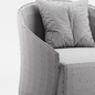 Saba Italia BUSTIER - Arm chair - 3D model