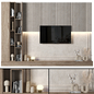 TV Wall 076 - TV Wall - 3D model