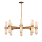 ORIEL CHANDELIER - BRASS - Pendant light - 3D model