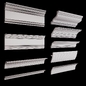 OM Mallers Decor cornice - Decorative plaster - 3D model