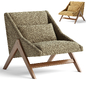 Recessed Arms Modern Mid-Century Accent Chair - Arm chair - 3D model