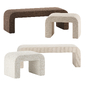 REENO | Bench by Grazia & Co | AUS set 2 - Other soft seating - 3D model