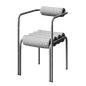 ELEGG CHAIR C WITH BOUCLE FABRIC - Chair - 3D model