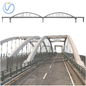 through arch bridge with a two-lane road - Urban environment - 3D model