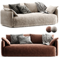 Offset Sofa - Sofa - 3D model