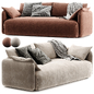 Offset Sofa - Sofa - 3D model