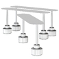 Menhir Acerbis Console Table - Console - 3D model