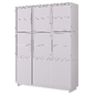 Teak linen closet HOPPER CABINET - Wardrobe & Display cabinets - 3D model