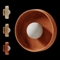 Ceramic Disc Orb Surface Mount - Wall light - 3D model