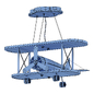 Airplane Acrylic - Pendant light - 3D model