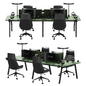 office set 002 - Office furniture - 3D model