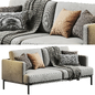 Natuzzi Estro Sofa 02 - Sofa - 3D model