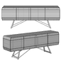 Chest of drawers Grassi by Lioste - Sideboard & Chest of drawer - 3D model