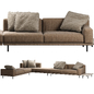 Meridiani Timothy Sofa - Sofa - 3D model