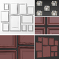 Picture Frames Set -645 - Frame - 3D model