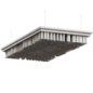 Wave Fabric Ceiling Light - Pendant light - 3D model