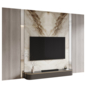 TV Wall set Shelf Wall Panel Decor - TV Wall - 3D model