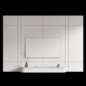 TV Wall set Shelf Wall Panel Decor - TV Wall - 3D model