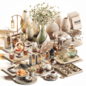 Decorative Set 37 - Decorative set - 3D model
