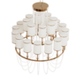 Chandelier IPM Light 1703_CH24_LU_TR - Pendant light - 3D model