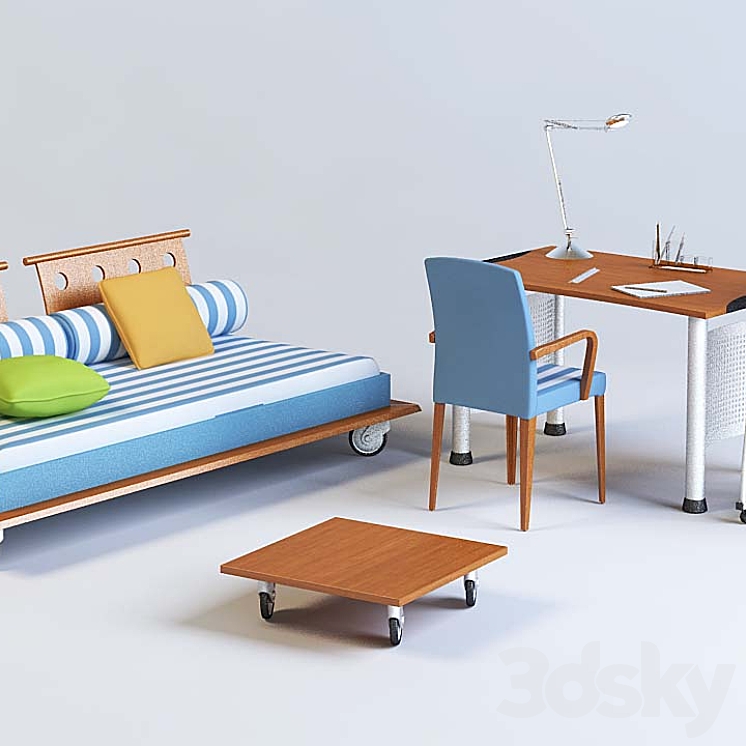 furniture Hulsta - Full furniture set - 3D model