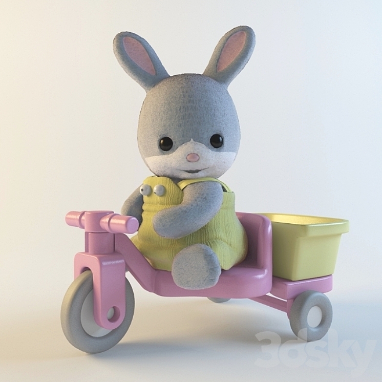 rabbit Sonia - Toy - 3D model