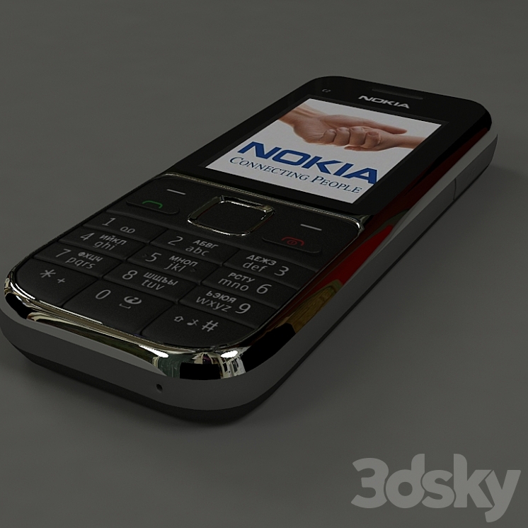 Nokia C2-01 - Phones - 3D model