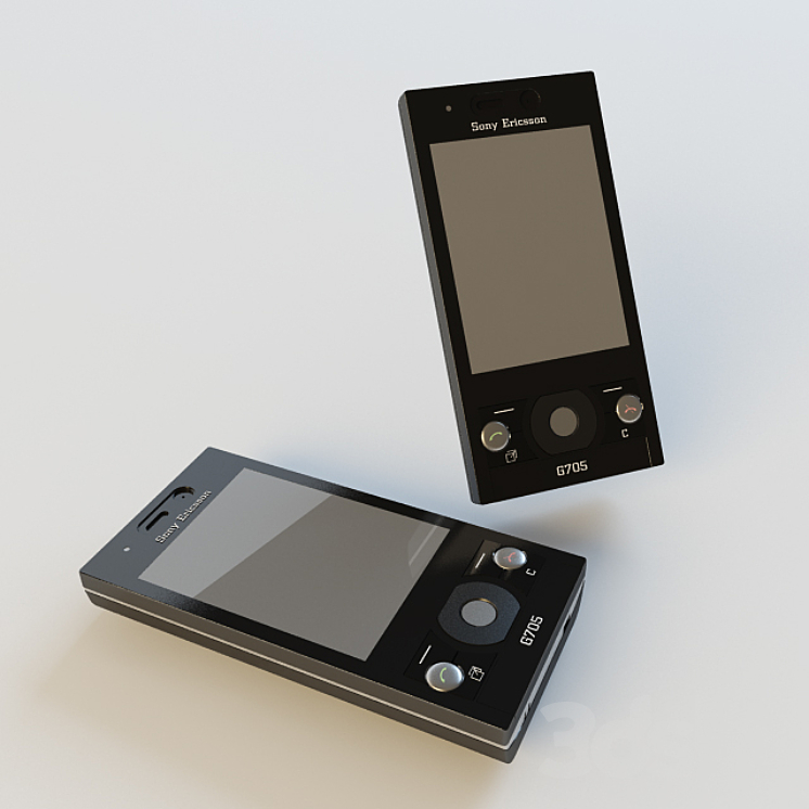 Sony Ericsson G705 - Phones - 3D model