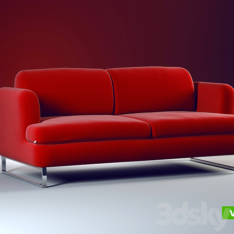 High quality model of sofa for clients - Sofa - 3D model