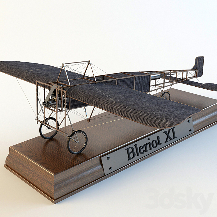 Bleriot XI - Other decorative objects - 3D model