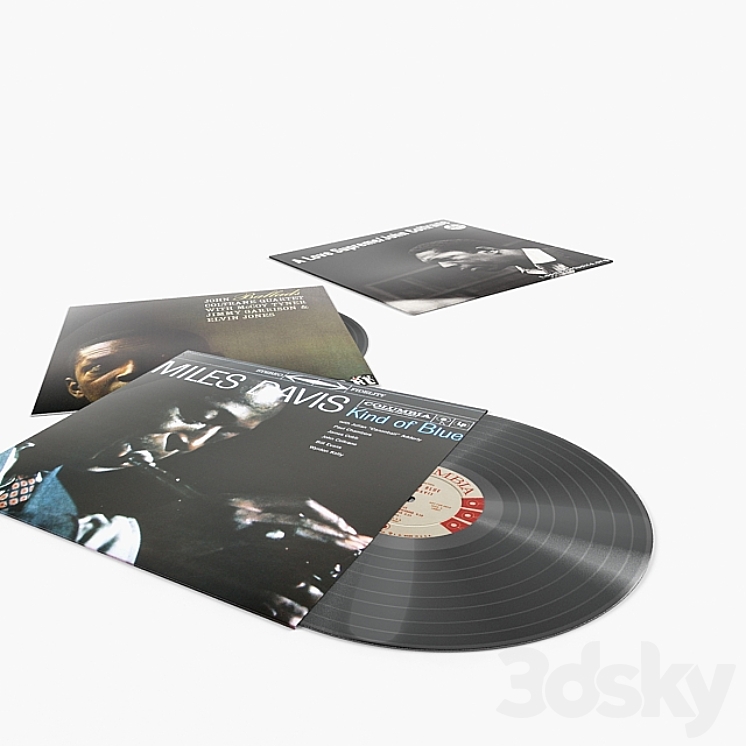 vinyl disc - Other decorative objects - 3D model