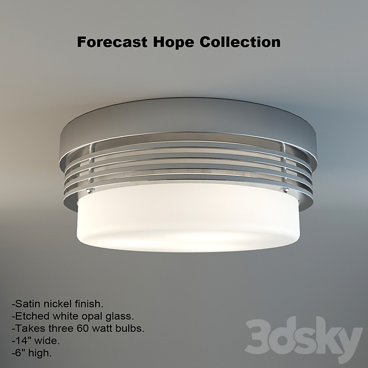 Forecast / Hope Collection - Ceiling lamp - 3D model