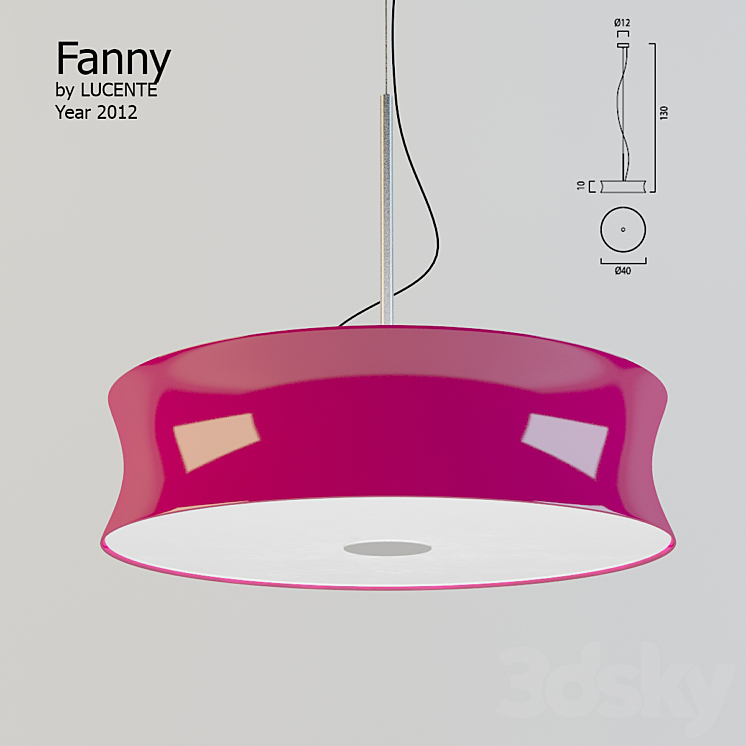 LUCENTE / Fanny - Pendant light - 3D model