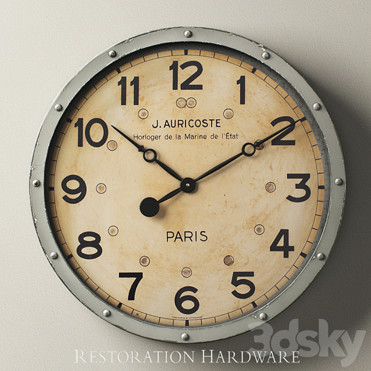Restoration Hardware - Watches & Clocks - 3D model