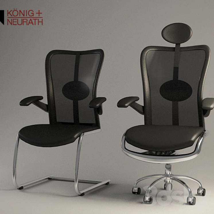 Koenig + Neurath / Sky - Office furniture - 3D model