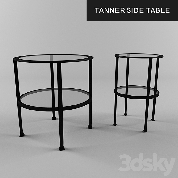 Tanner Round Table - Table - 3D model