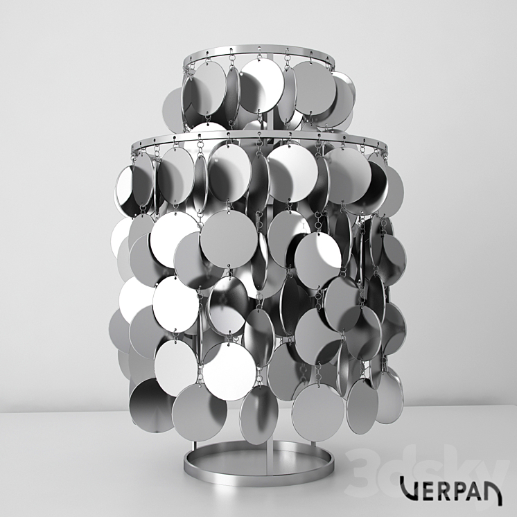 Verpan Fun table 2TA - Table lamp - 3D model