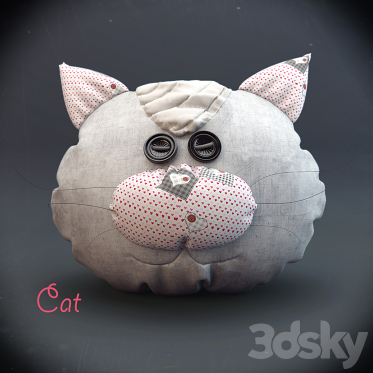 cat / pillow - Miscellaneous - 3D model