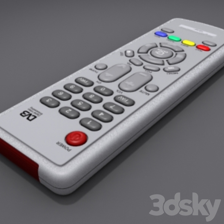 the remote control - TV - 3D model