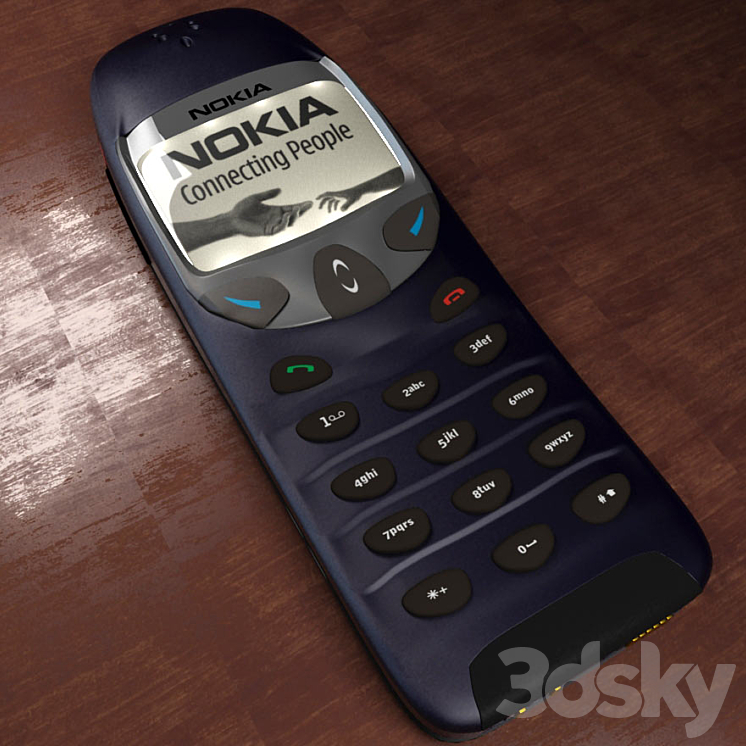NOKIA_6210 - Phones - 3D model